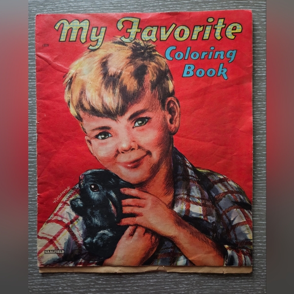 Art | My Favorite Coloring Book Vintage 1929 Cover Art | Poshmark
